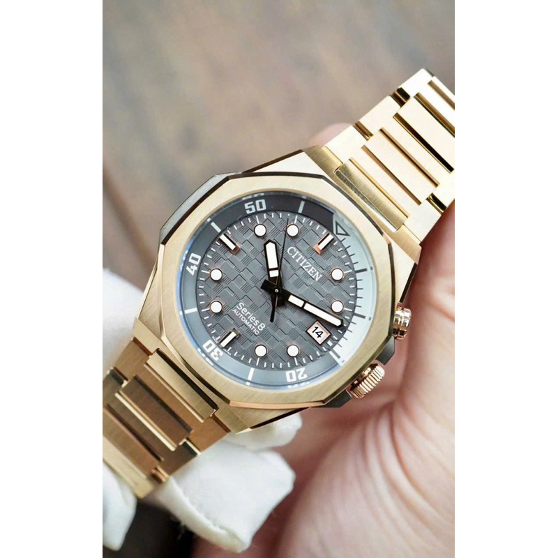 ĐỒNG HỒ NAM CHÍNH HÃNG Citizen NB6069-53H Automatic Grey Dial Sapphire Series 8 890 Mechanical ...