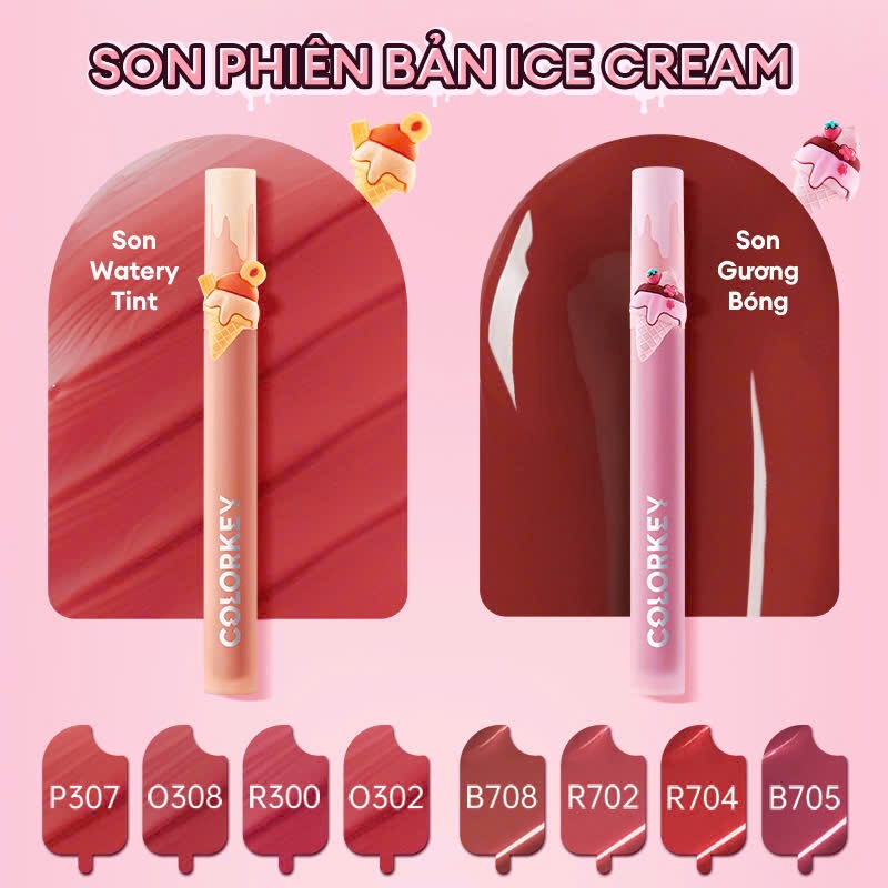 Son COLORKEY Phiên Bản Ice Cream Màu đẹp, bám lâu 1.7g | MT MAKEUP ...