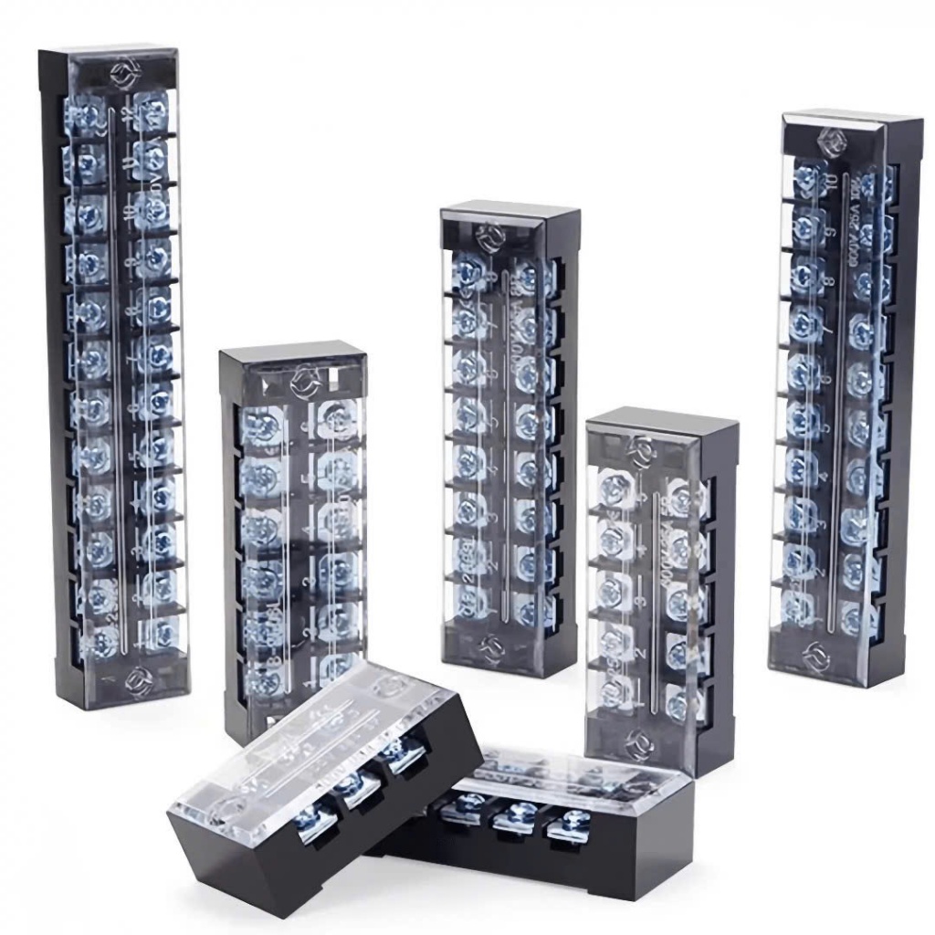Cầu đấu điện Domino đủ kích cỡ TB- 15A, 25A 3P, 4P, 6P, 10P, 12P, jumper cài domino | Shopee ...