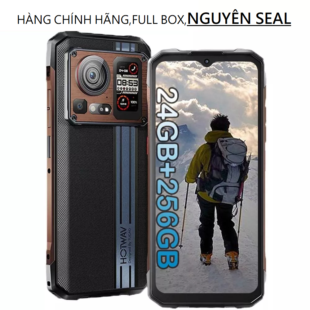 HOTWAV Cyber 15 Điện thoại chắc chắn (12GB+256GB IP68/IP69K, 6280mAh, 6 ...