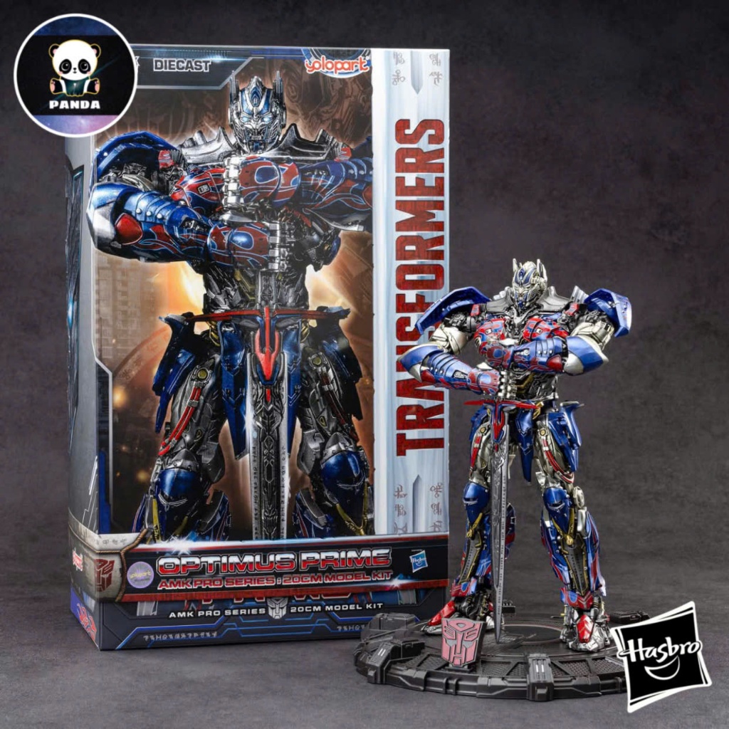 Mô Hình Chính Hãng Yolopark AMK Pro Optimus Prime 20cm Transformers The Last Knight Lắp Ráp ...