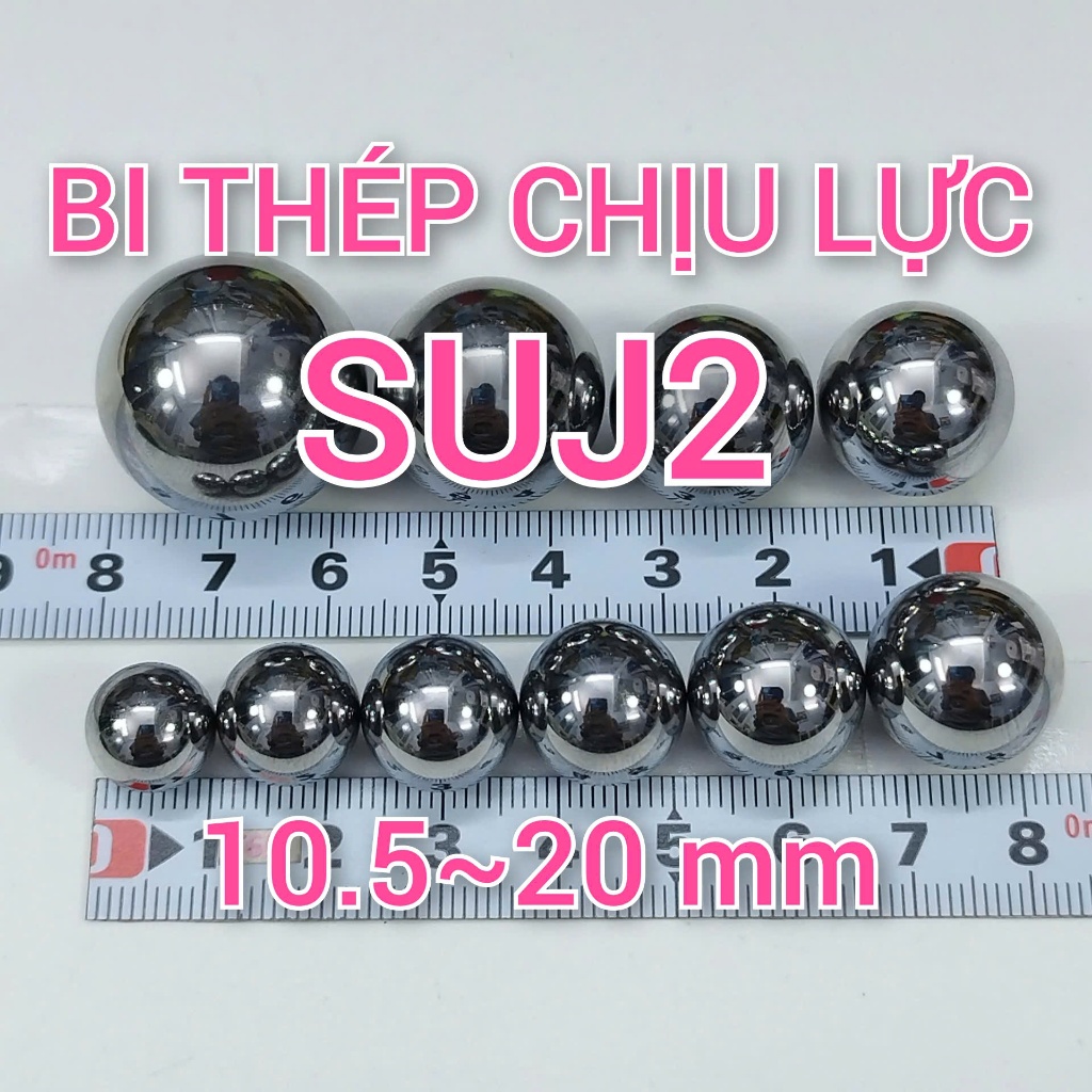 [SUJ2] Bi thép chịu lực SUJ2 size 10.5~20 mm tiêu chuẩn Nhật Bản, cấp chính xác G5, dùng cho máy ...