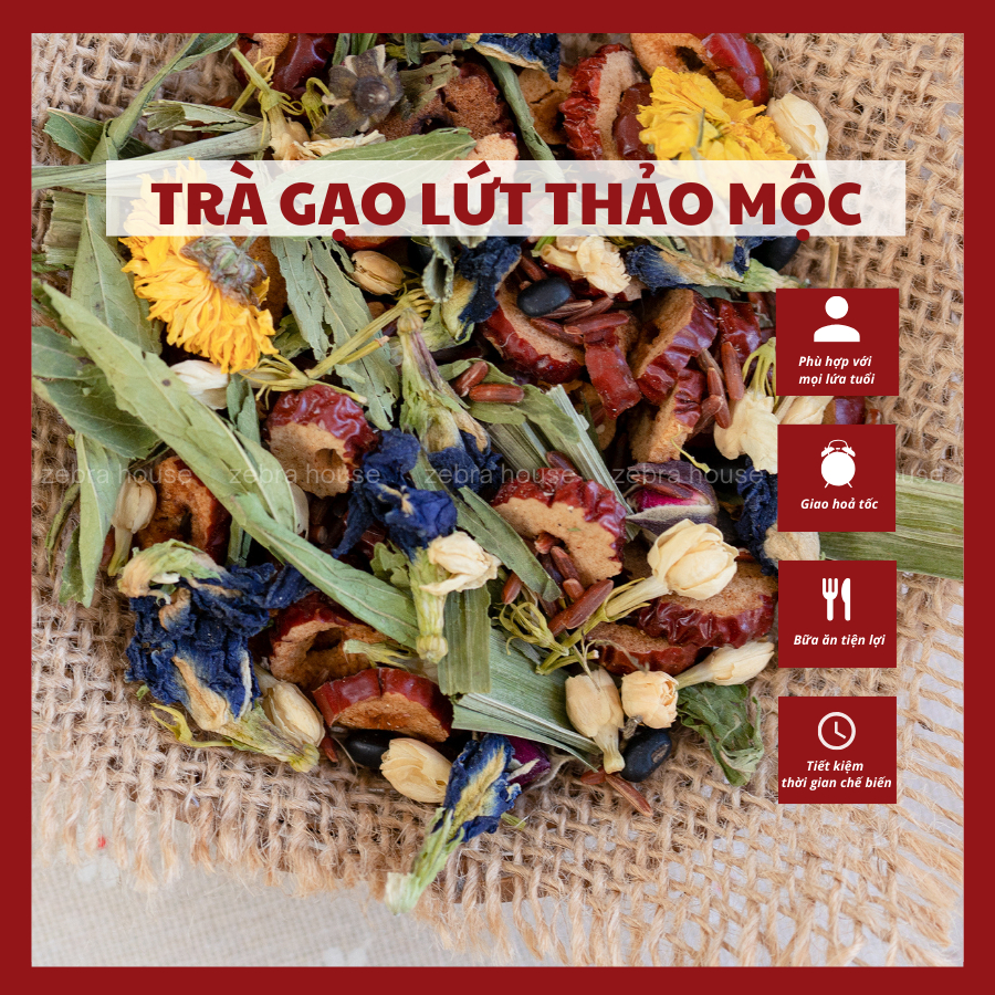 Trà Gạo Lứt Thảo Mộc Healthy, Tiện Lợi Phù Hợp Với Người Eat Clean ...