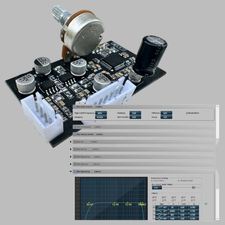 MẠCH REVERB MINI DSP CÓ PHẦN MỀM CHỈNH REVERB | Shopee Việt Nam