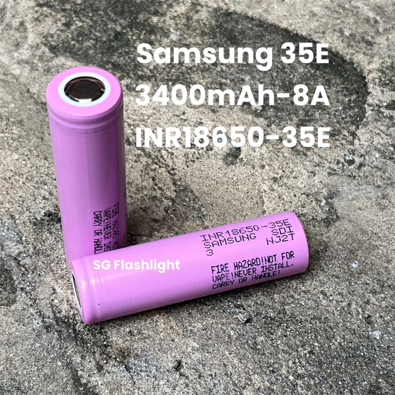 Pin 18650 Samsung 35E 3400/ 3500mah - 8A, INR18650-35E, Pin sạc ...