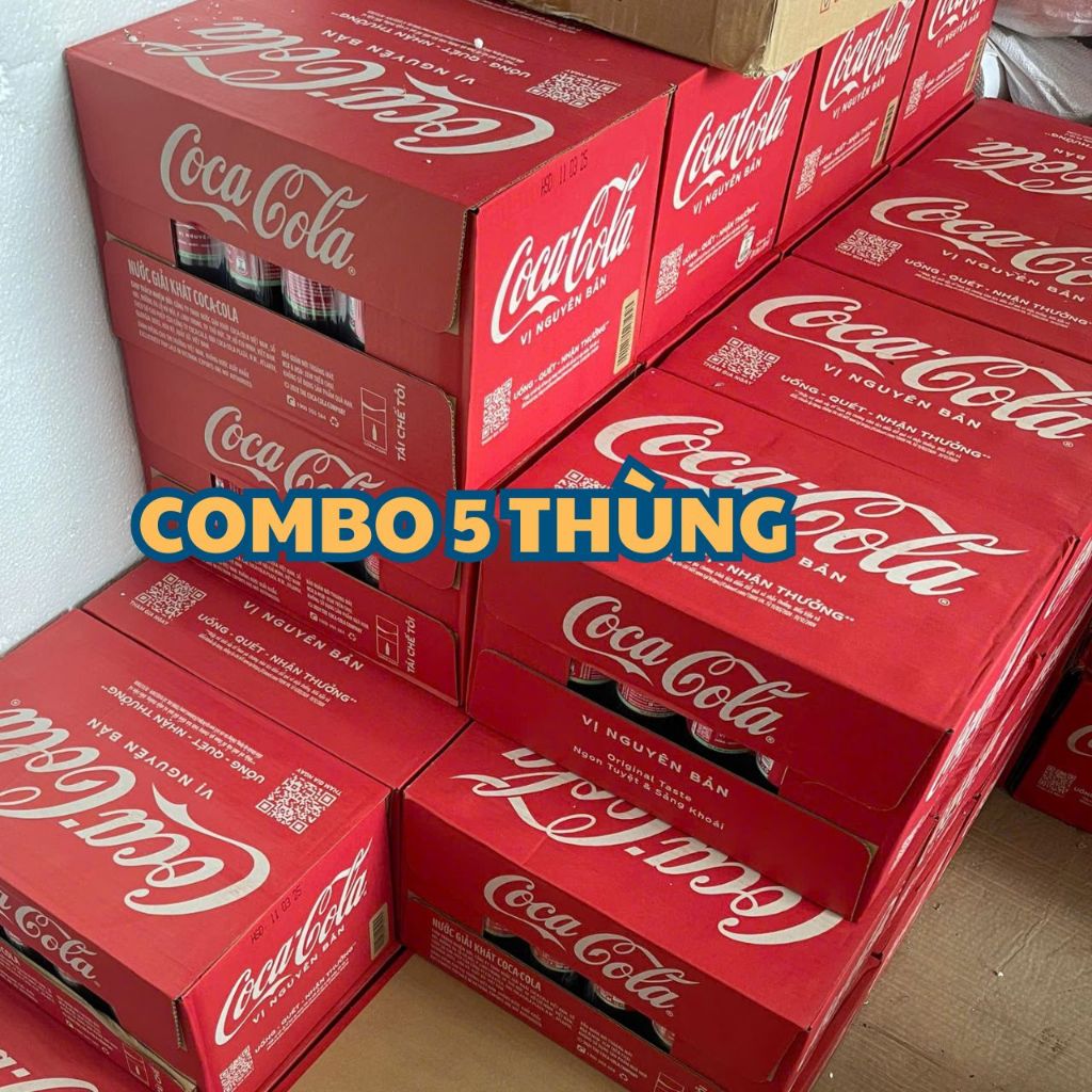 [HỎA TỐC HCM](COMBO 5 Thùng 24 chai) Nước ngọt COCACOLA chai 300ml(CoCa ...
