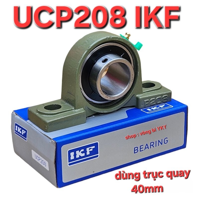 gối đỡ vòng bi UCP208 IKF ( dùng trục quay 40mm) | Shopee Việt Nam
