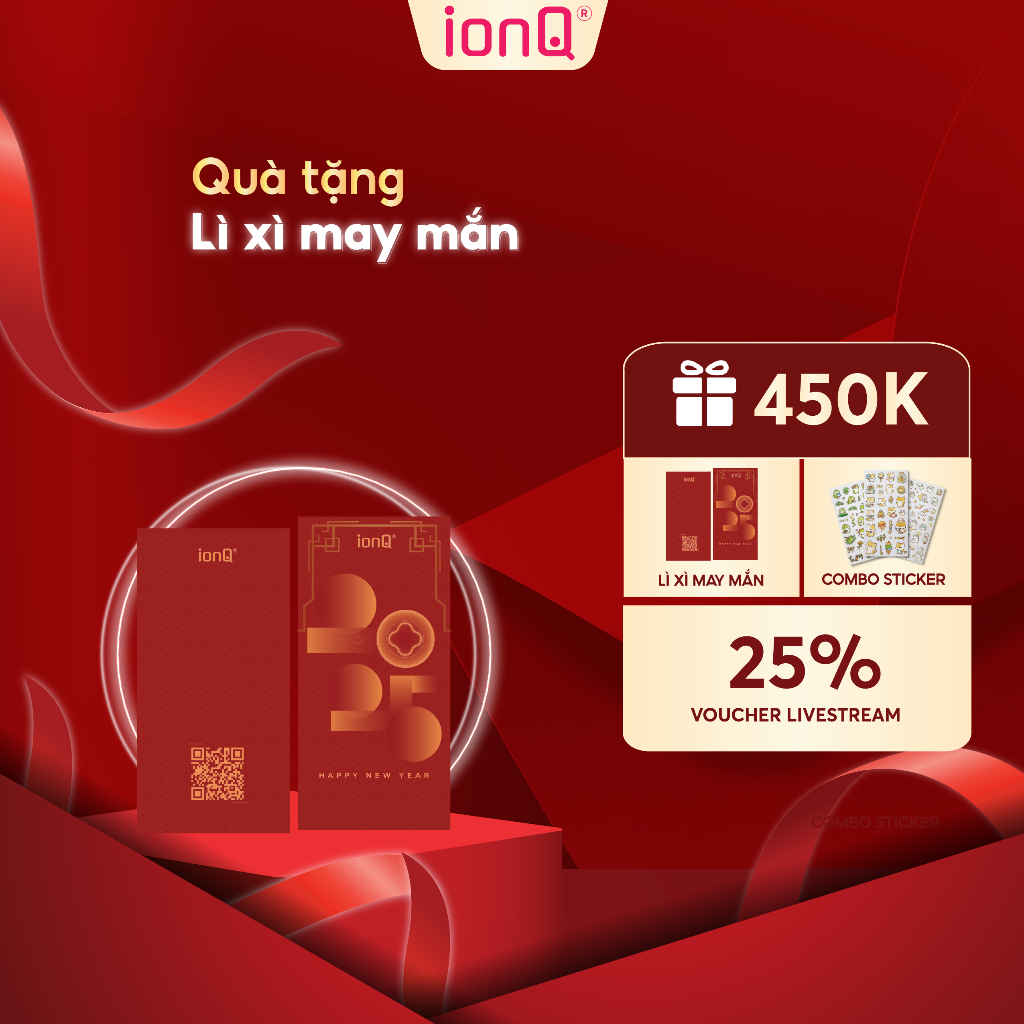 Quà tặng lì xì may mắn khi mua các sản phẩm máy sấy tóc, tạo kiểu ionQ | Shopee Việt Nam