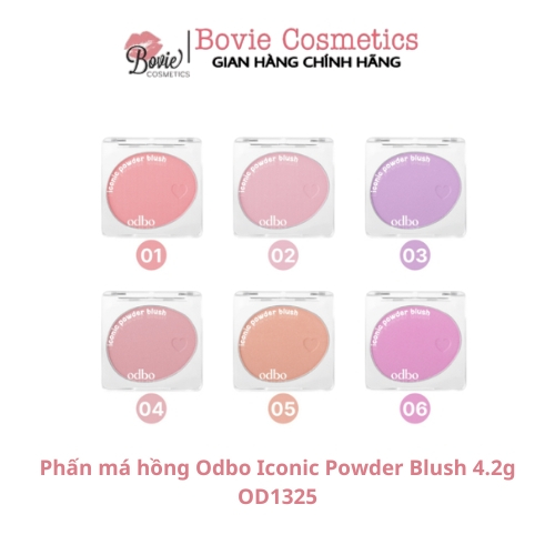 Phấn má hồng Odbo Iconic Powder Blush 4.2g OD1325 | Shopee Việt Nam
