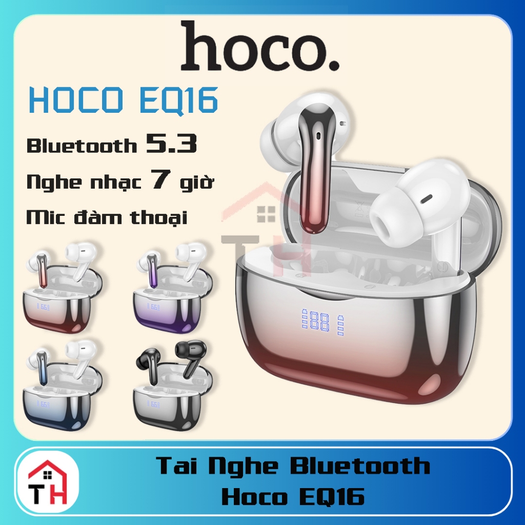 Tai nghe bluetooth Hoco EQ16 - Bluetooth 5.3 kết nối ổn định - Tích hợp ...