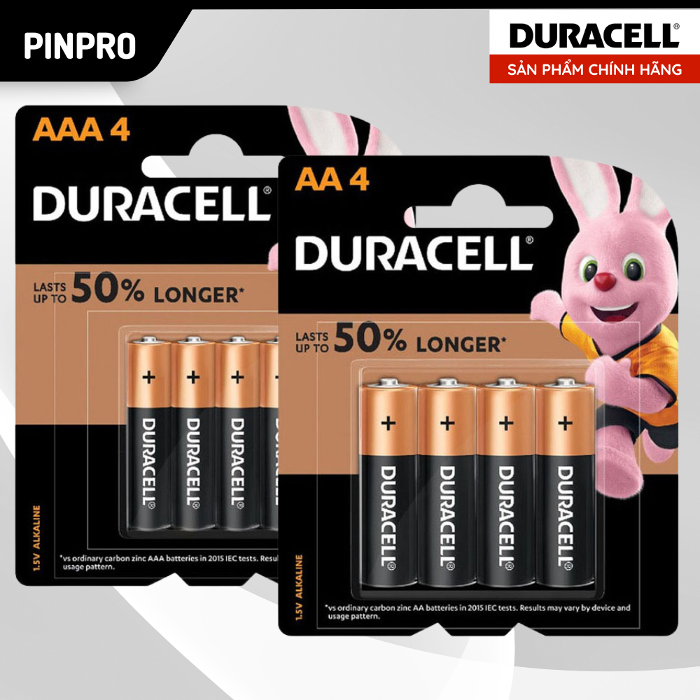 Pin AA , Pin AAA 1,5V DURACELL Coppertop Siêu Bền Bỉ - Hàng chính Hãng ...