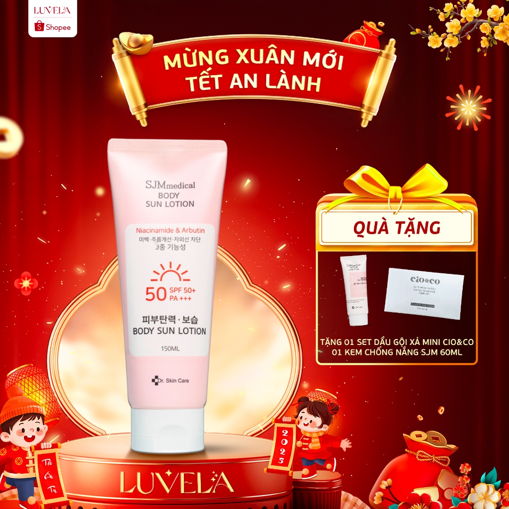 Kem Chống Nắng Cơ Thể SJM Medical Body Sun Lotion Bảo Vệ Da Giúp Da ...