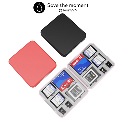 Hộp đựng thẻ nam châm Akitomo chứa thẻ SD, Micro SD, TF Card, XQD, CFE-a, CFE-b | Shopee Việt Nam