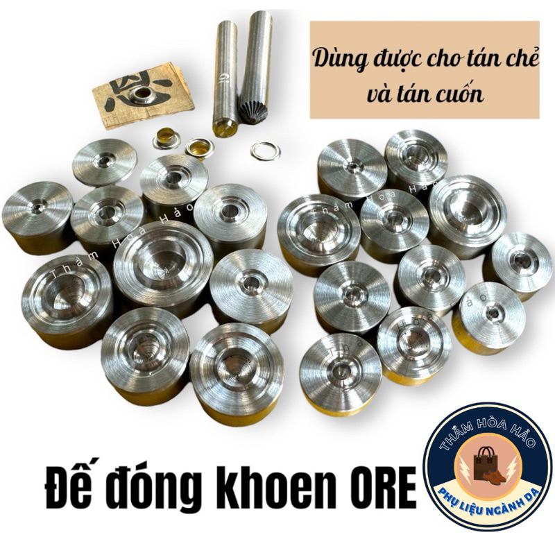 Đế đóng khoen ore chuyên dụng các loại (3mm-20mm). Đế đóng khoen bằng sắt chống móp khoen ...