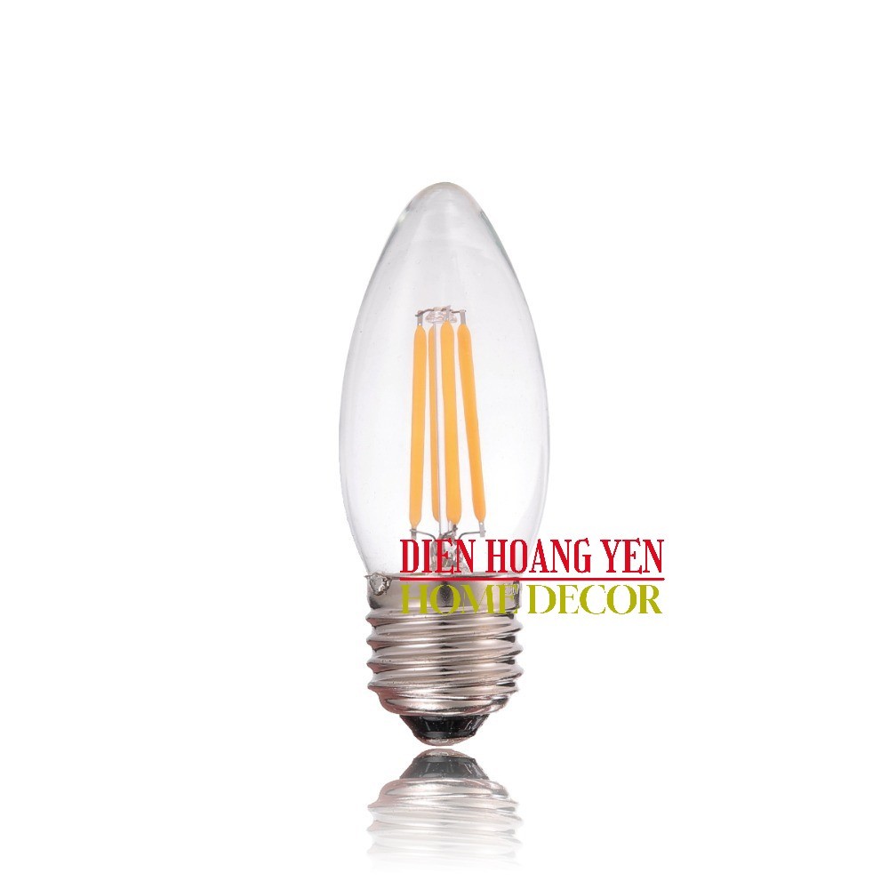 Bóng đèn LED Edison C35 35L ánh sáng vàng hình quả nhót | Shopee Việt Nam