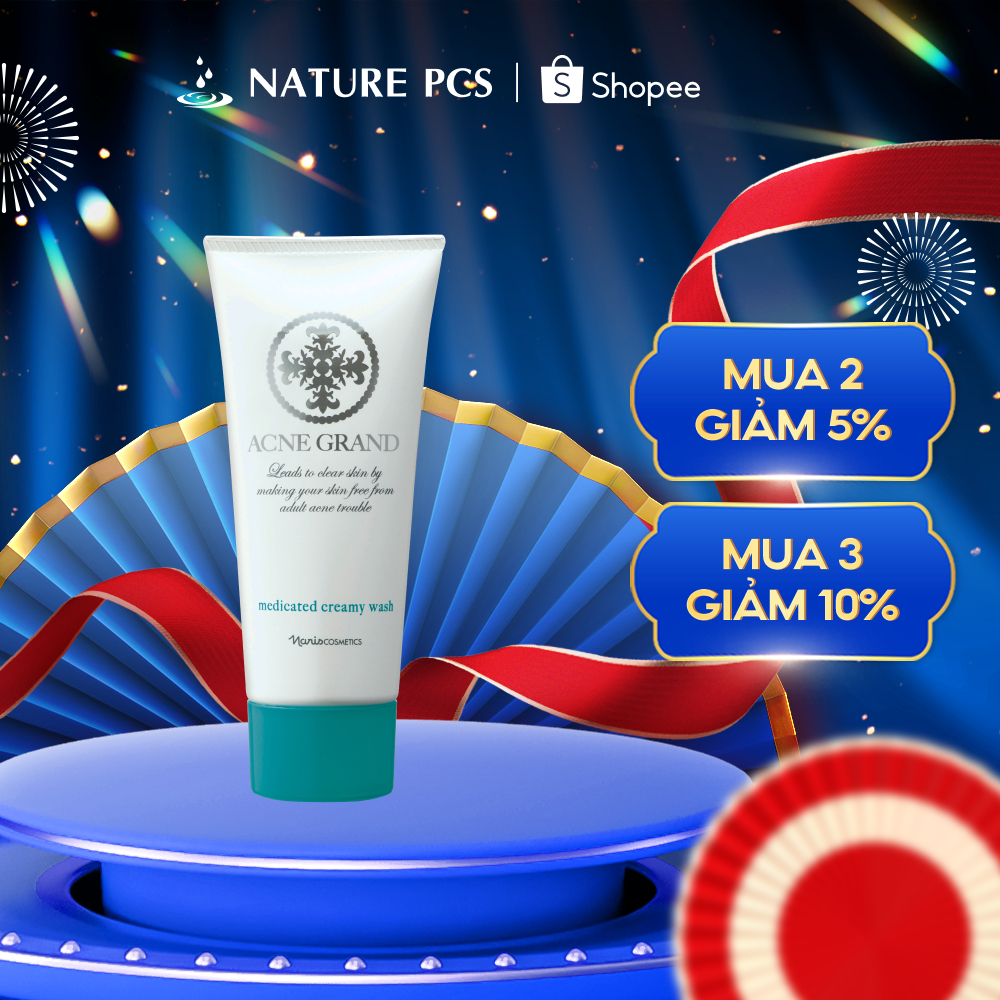 Sữa rửa mặt Naris Acne Grand Medicated Creamy Wash | Shopee Việt Nam
