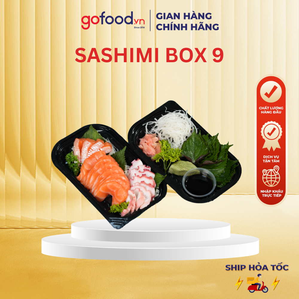 [Hỏa Tốc HN] Sashimi Box 9 - Sashimi Mix Box - Sashimi Cá Hồi Nauy Tươi ...