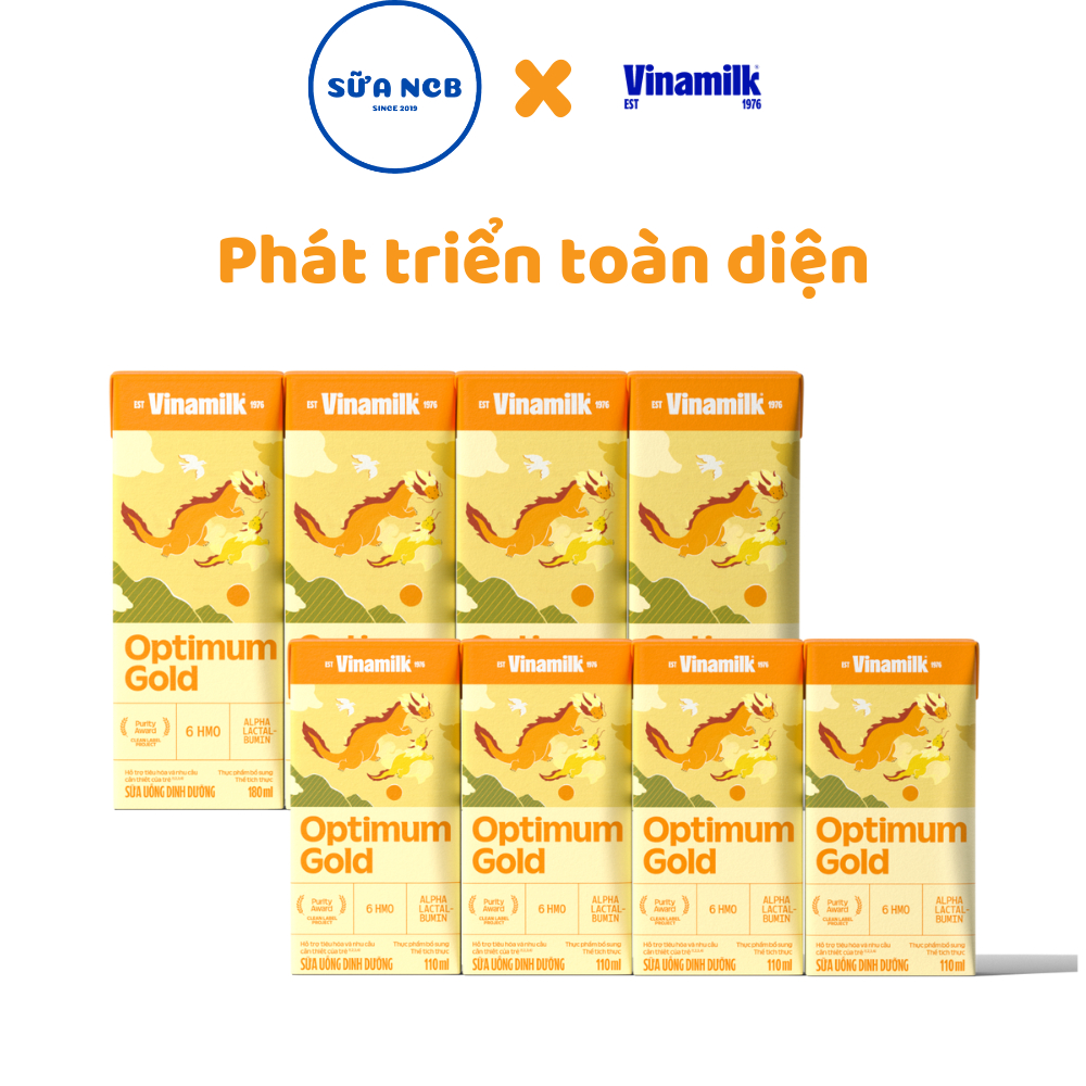 [Chính Hãng] Lẻ Sữa pha sẵn Optimum Gold chính hãng Vinamilk - Vỉ x 4 ...