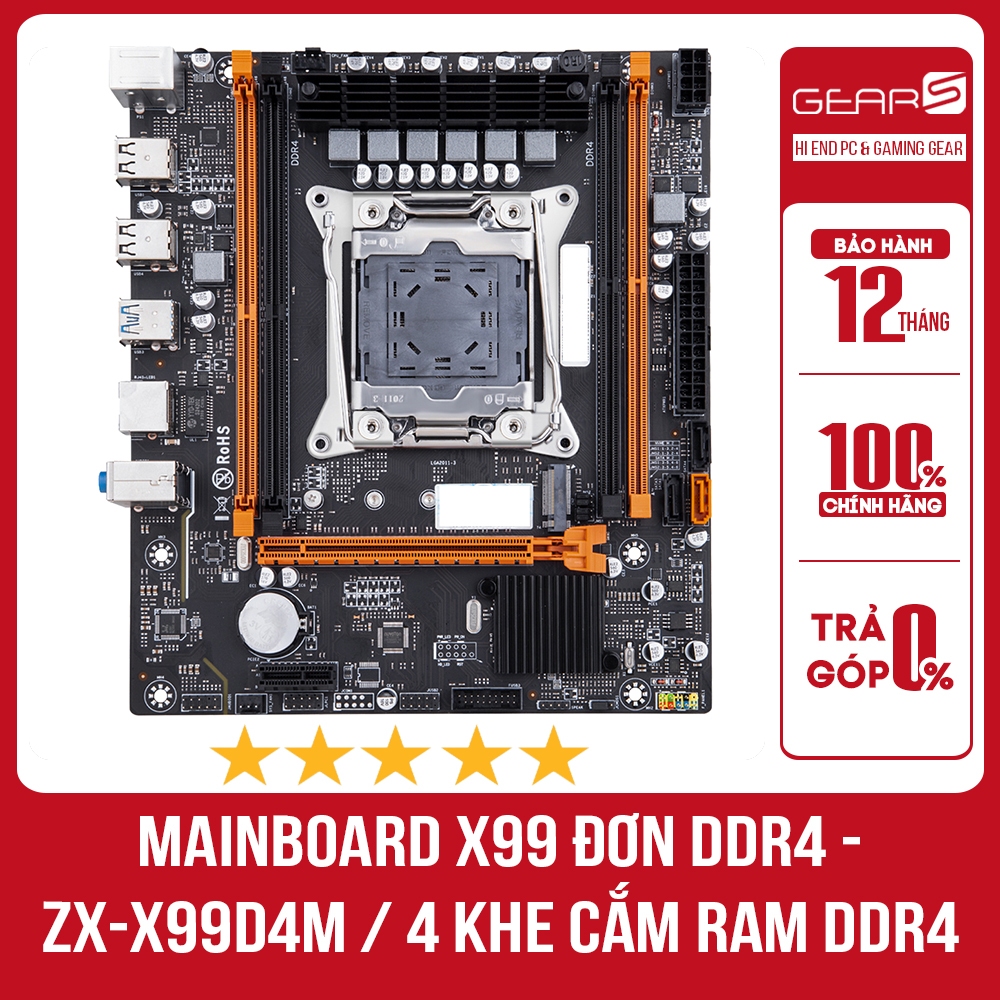 Mainboard X99 Đơn DDR4 - ZX-X99D4M / 4 Khe Cắm Ram DDR4 ECC - Bảo hành 12 Tháng | Shopee Việt Nam