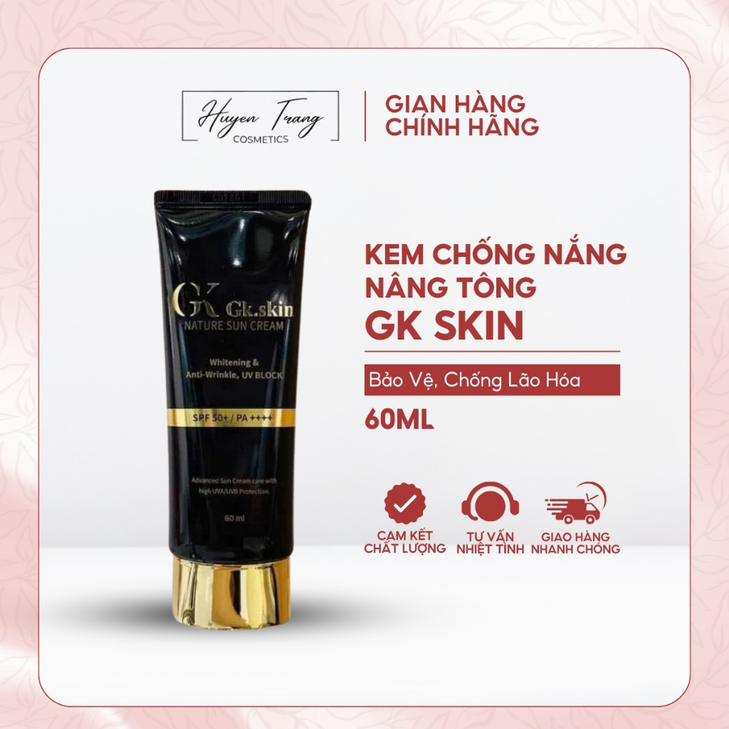 Kem Chống Nắng Gk Skin Nâng Tone Tự Nhiên, Dùng Thay Thế Kem Nền, Kem ...