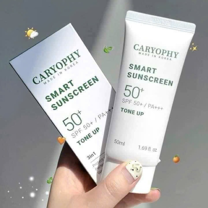KEM CHỐNG NẮNG CARYOPHY SMART SUNSCREEN 50ML | Shopee Việt Nam