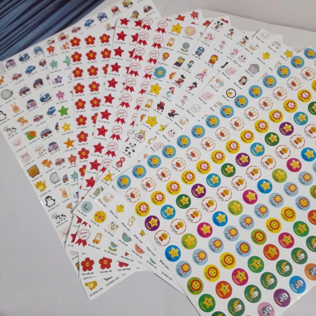 Sticker khen thưởng học sinh - Giáo cụ dạy học | Shopee Việt Nam