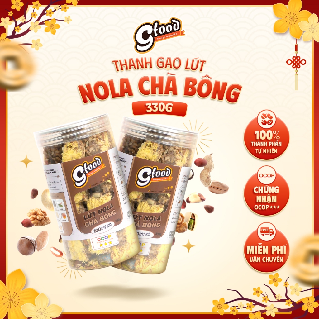 [ 330G ] LỨT NOLA CHÀ BÔNG 9FOOD | Shopee Việt Nam