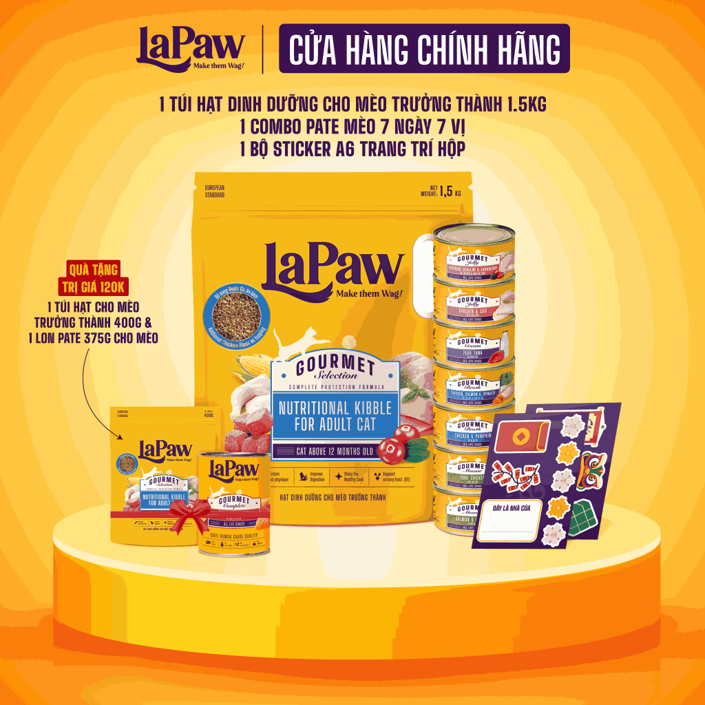 [HỘP QUÀ GIỚI HẠN 2025] LaPaw set 'WAG ALL YEAR' dành cho MÈO | Shopee ...