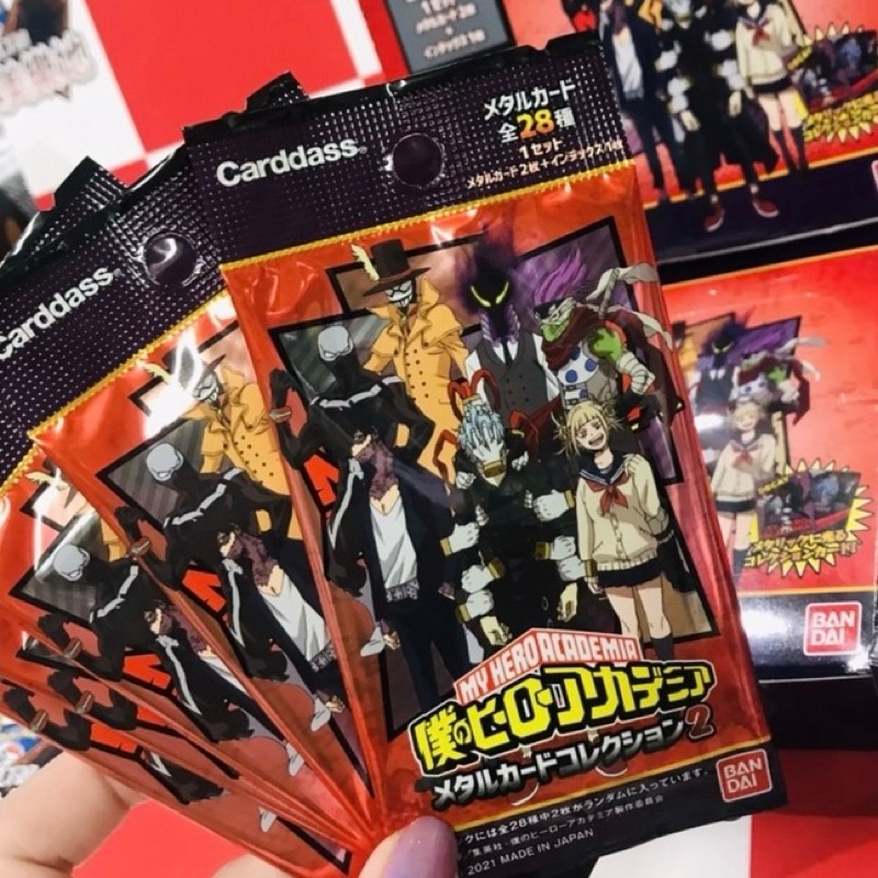 [Chính Hãng] Pack Metal Card 2 Nhân Phẩm Random MHA My Hero Academia ...
