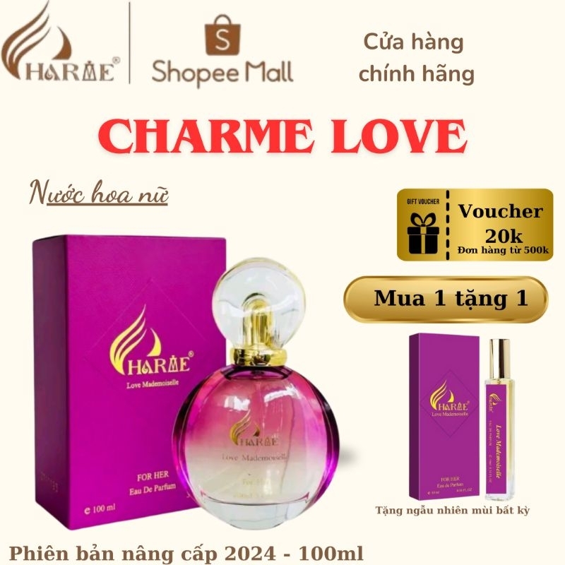 Nước hoa Charme Love Made Moiselle 100ml - Nước hoa Charme chính hãng | Shopee Việt Nam