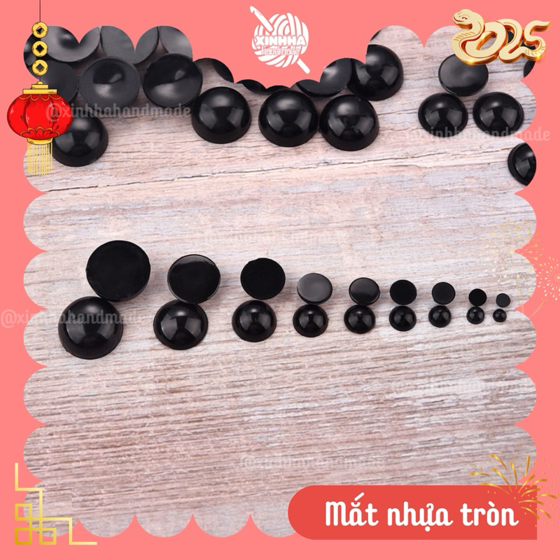 Set 10/20 Mắt Nhựa 4-20mm Dán Trang Trí Thú Bông Thú Len | Shopee Việt Nam