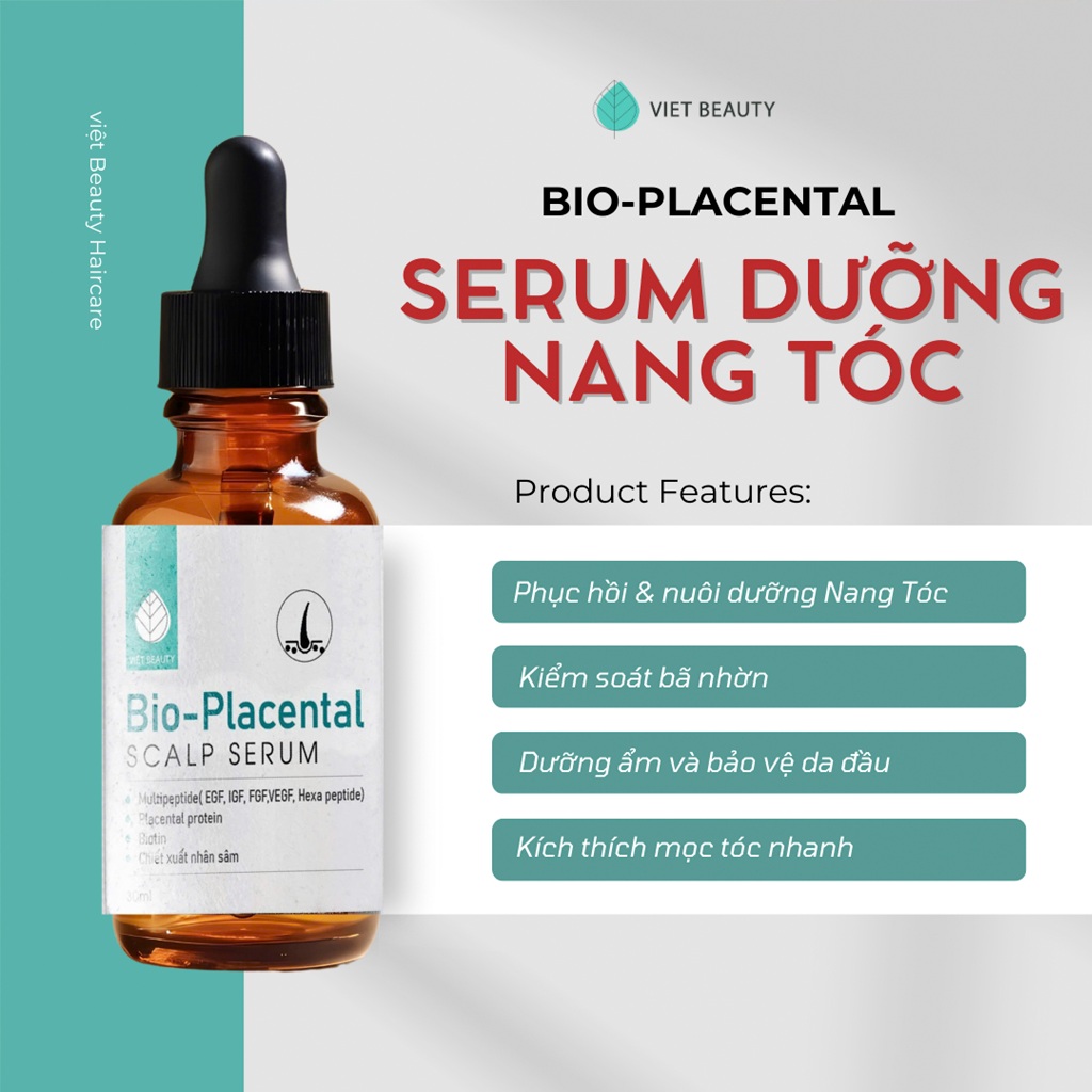 [SẴN HÀNG] Tinh chất dưỡng nang tóc, tăng mật độ tóc BIO-PLACENTAL hỗ ...