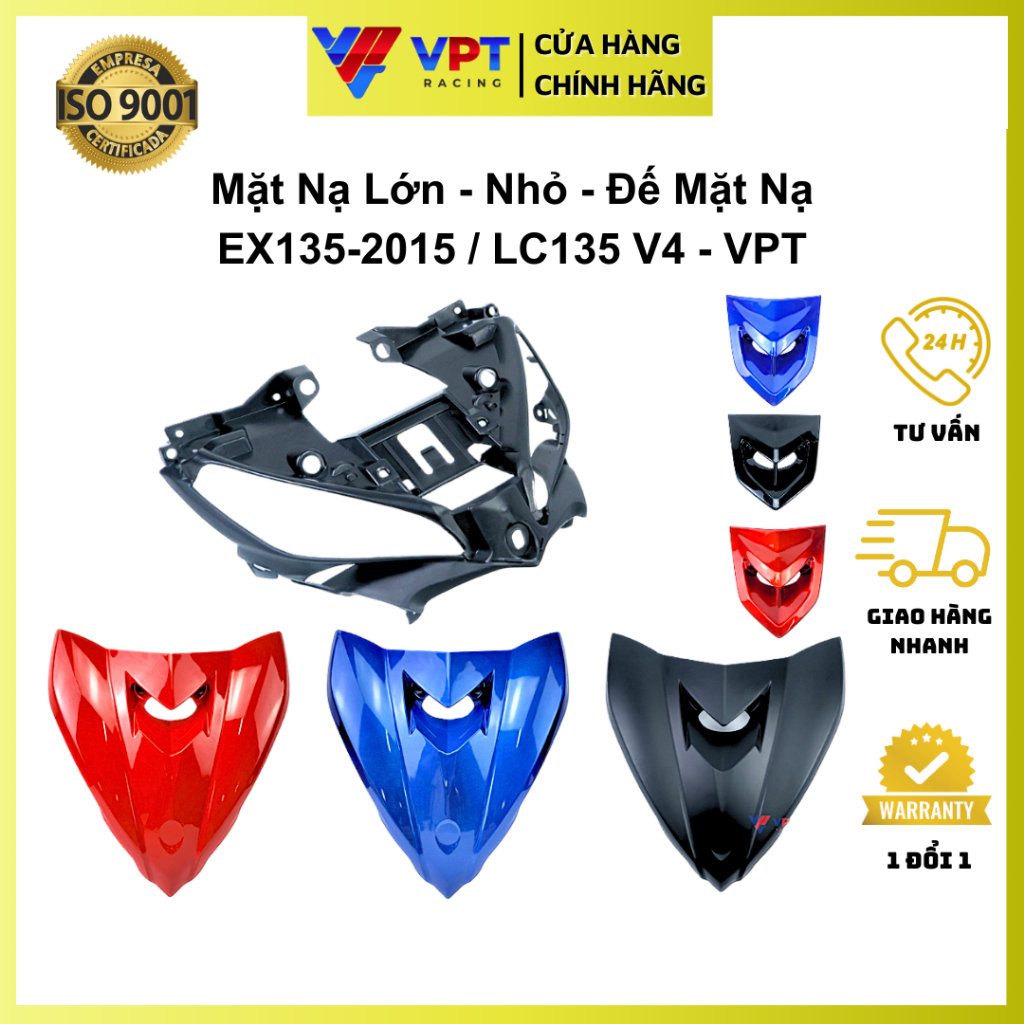 Bộ Mặt Nạ Yamaha EX135 - 2015 / LC135 V4 / Nhập Khẩu Malaysia / Chính ...