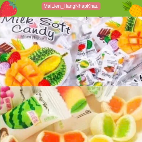 [SIÊU NGON] Kẹo Dẻo Milk Soft Candy Trái Cây gói 320g- Thái Lan | Shopee Việt Nam