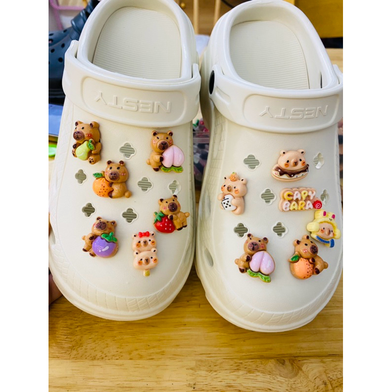 Charm / ticker / jibbitz hình Capybara gắn dép | Shopee Việt Nam