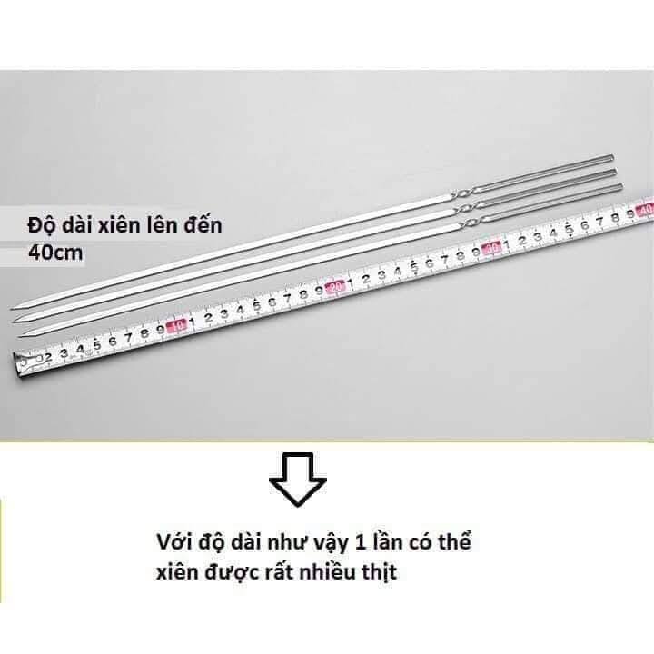 SET 10 XIÊN QUE INOX NƯỚNG THỰC PHẨM | Shopee Việt Nam