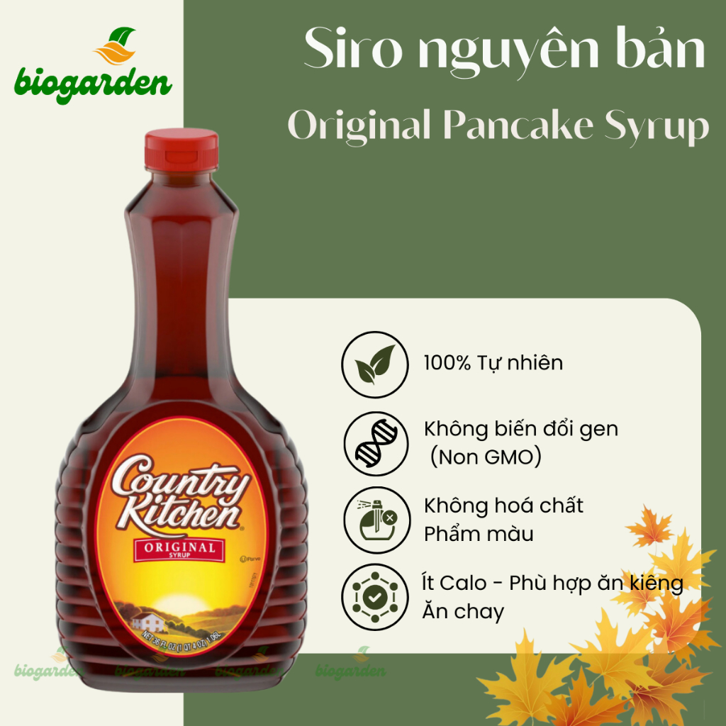 (Maple Syrup) Sirô Nguyên Bản Country Kitchen 710ml - Ăn kiêng - Ăn ...