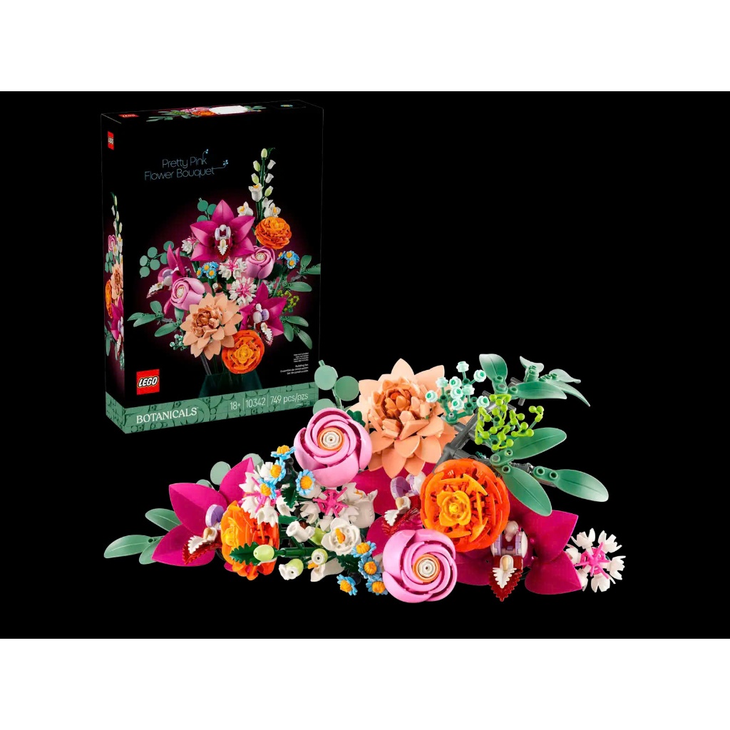Lego 10342 Đồ Chơi Lắp Ghép Pretty Pink Flower Bouquet - Bó hoa hồng ...