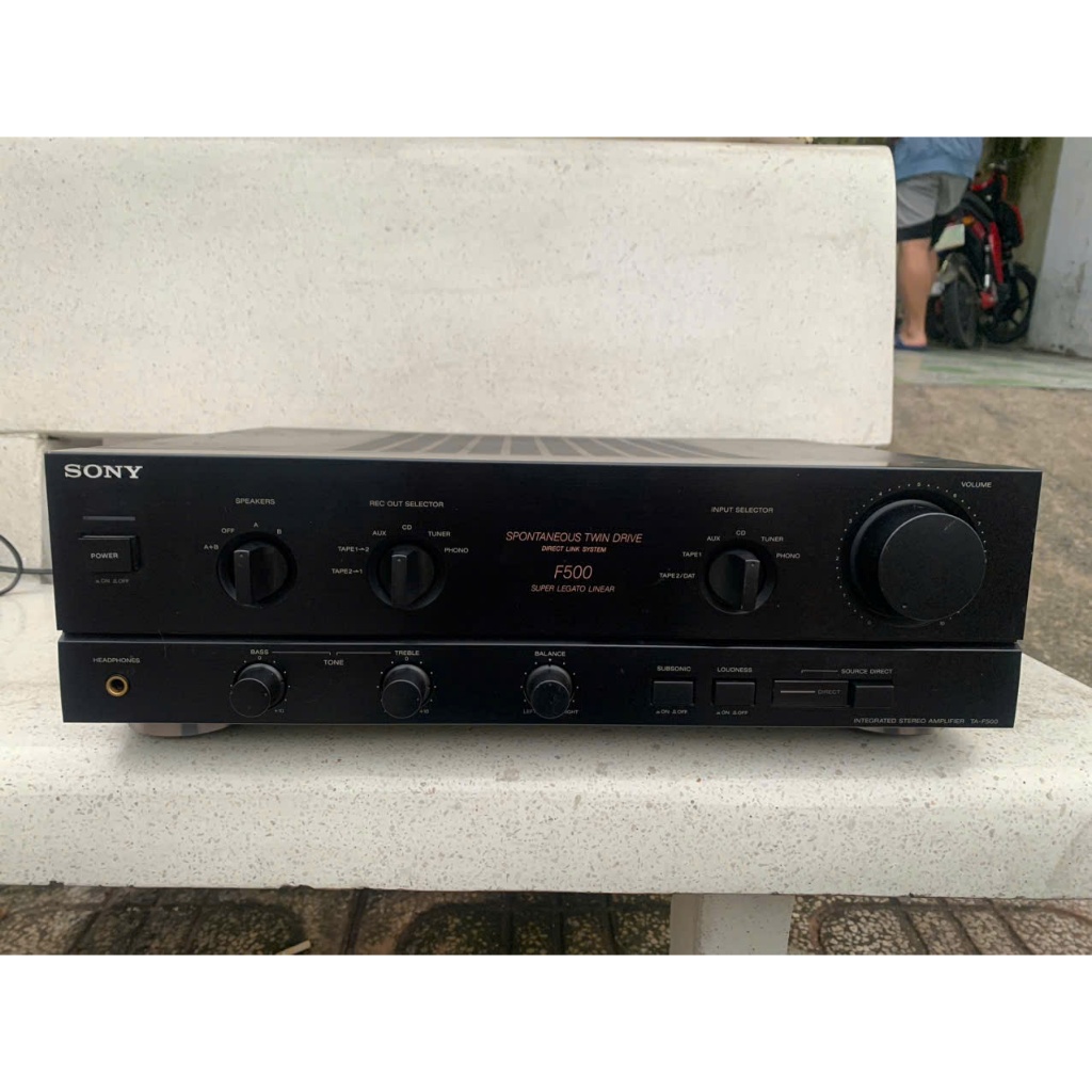 Bán Amply Nghe Nhạc Karaoke Sony TA - F500 bãi nhật đẹp keng hát cực ...