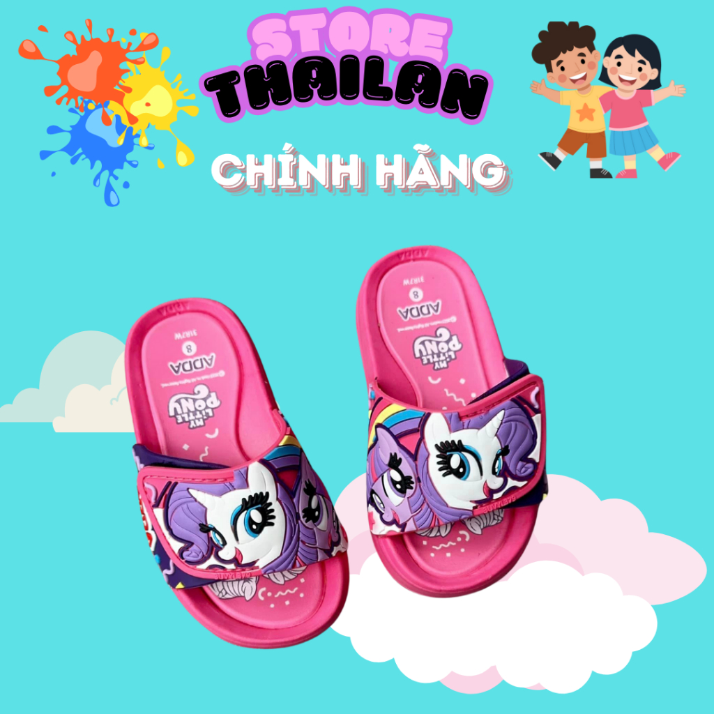 Dép cho bé gái quai dán ngựa Pony Thái Lan Adda 31R7W - Dép Thái hot ...