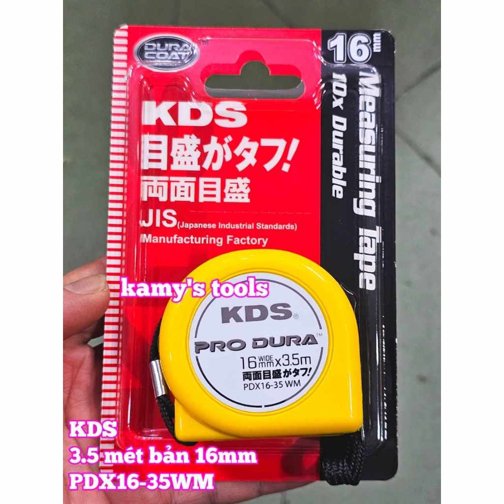 Thước cuộn thép 3.5m nhật KDS model PDX16-35WM bản 16mm, thước kéo 3.5 mét | Shopee Việt Nam