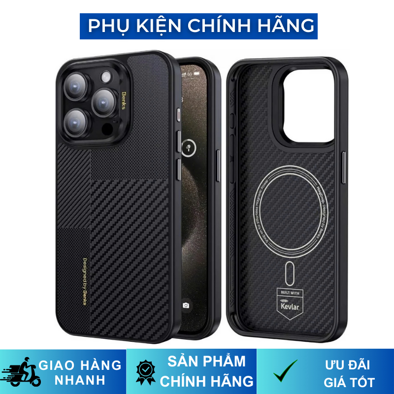 Ốp Lưng BENK$ Montage Armor Air/ Pro có Nút Camera Control built with ...