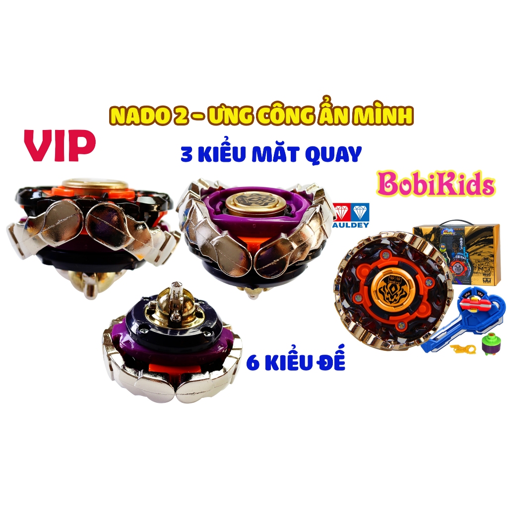 NADO2 - VIP - Con Quay dòng S - Ưng Công Ẩn Mình (3 kiểu mặt quay + 6 ...