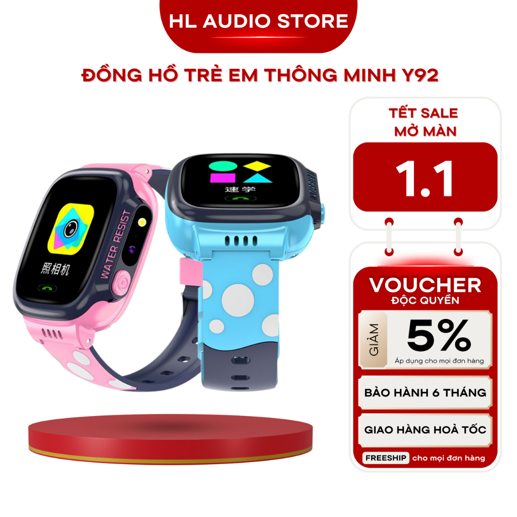 Đồng Hồ Thông Minh Trẻ Em Thế Hệ Mới Bản Cao Cấp, Định Vị Nghe Gọi Đa ...