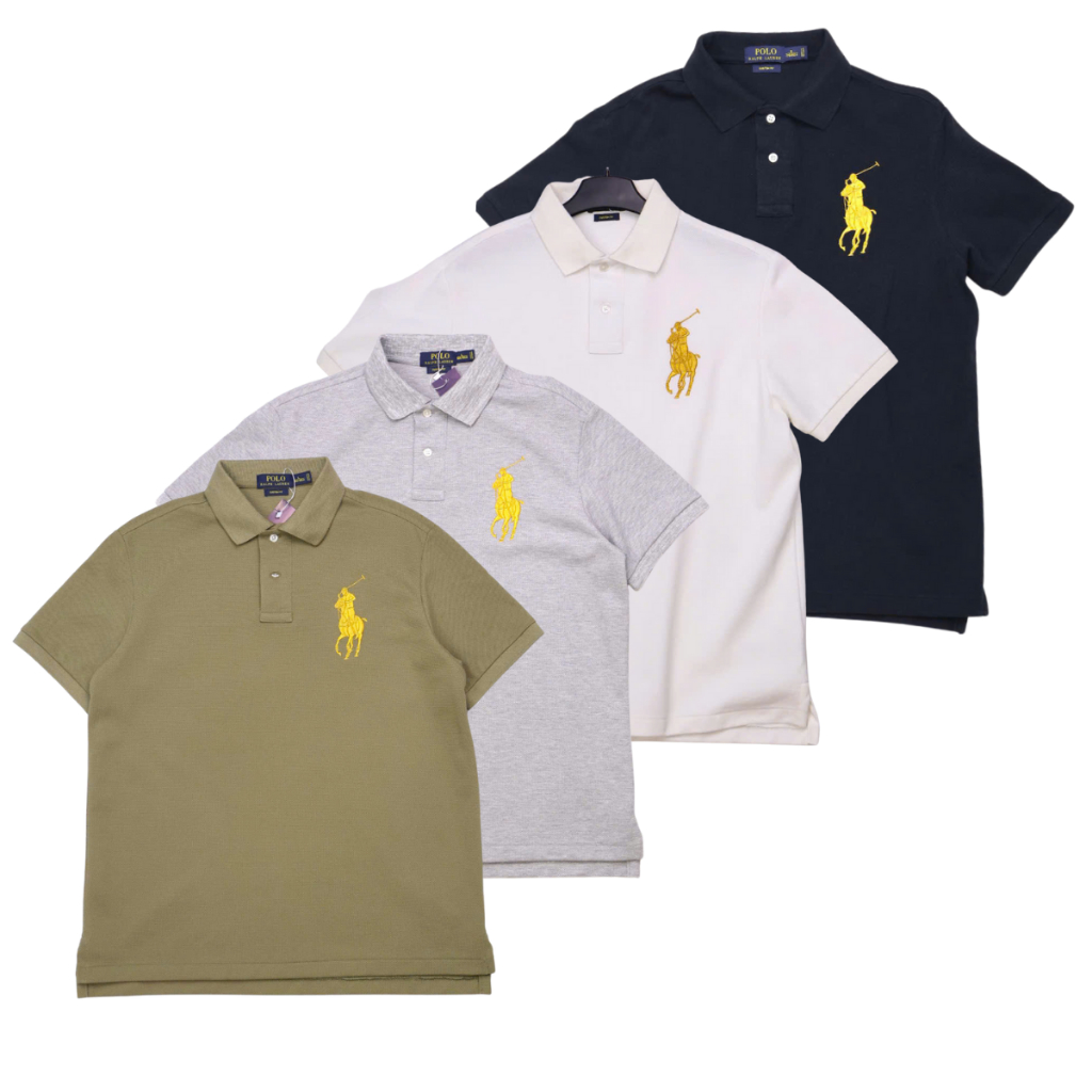 Áo polo Ralph Lauren chính hãng vải cá mập cao cấp ,hình thêu công nghệ ...