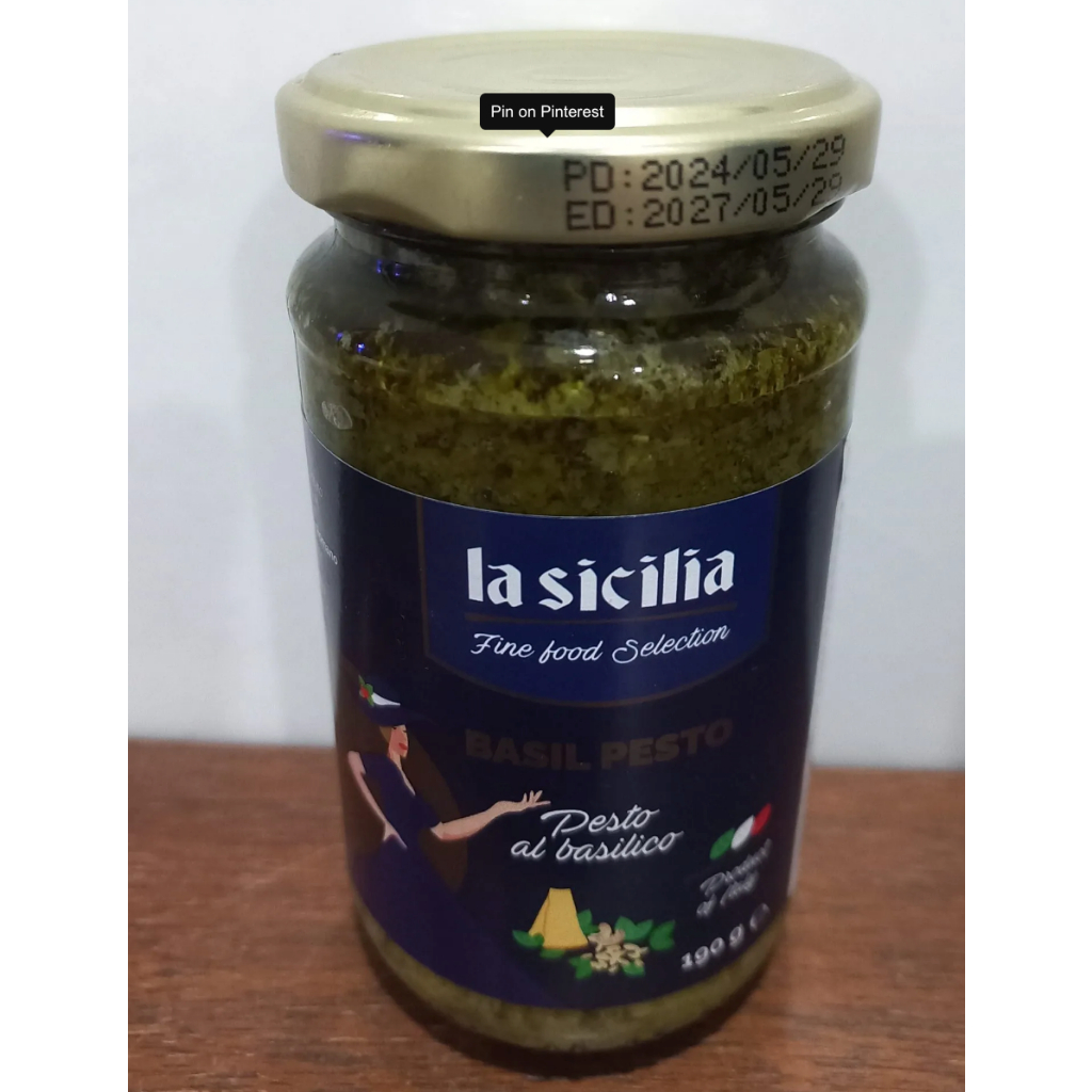 La Sicilia. Sốt Pesto Basil Pesto 190g. Best before: 2027 | Shopee Việt Nam