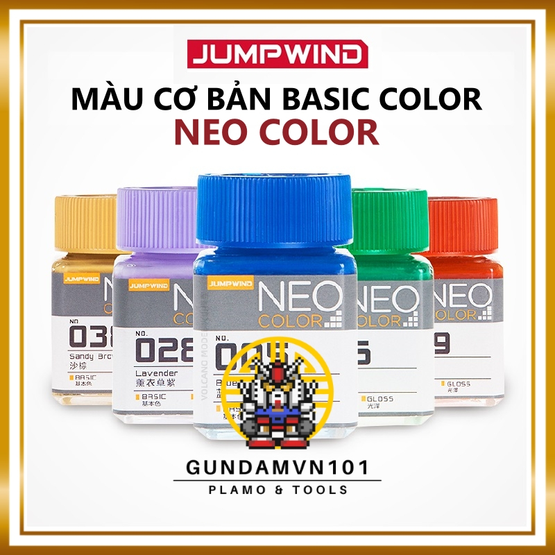 SƠN JUMPWIND MÀU CƠ BẢN NEO COLOR GỐC LACQUER - airbrush mô hình gundam ...