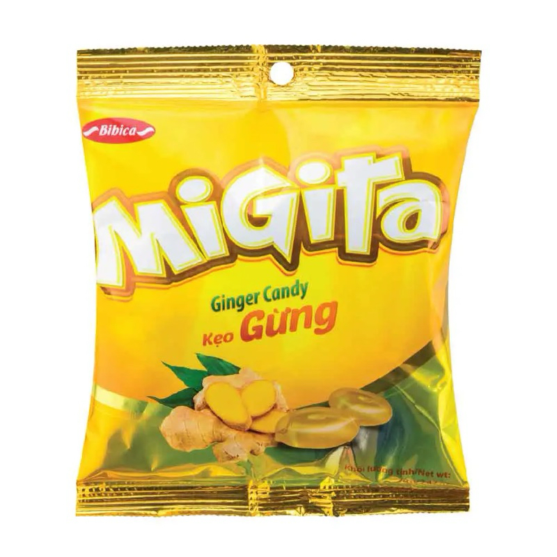 Kẹo Cứng Gừng MIGITA Bibica 70g (24 viên) | Shopee Việt Nam