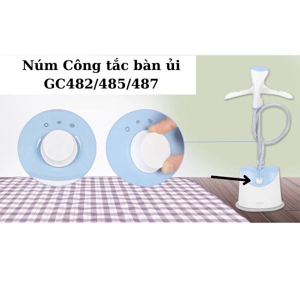 Phụ kiện bàn ủi hơi nước đứng Philips GC482/485/487 - Công tắc | Shopee ...