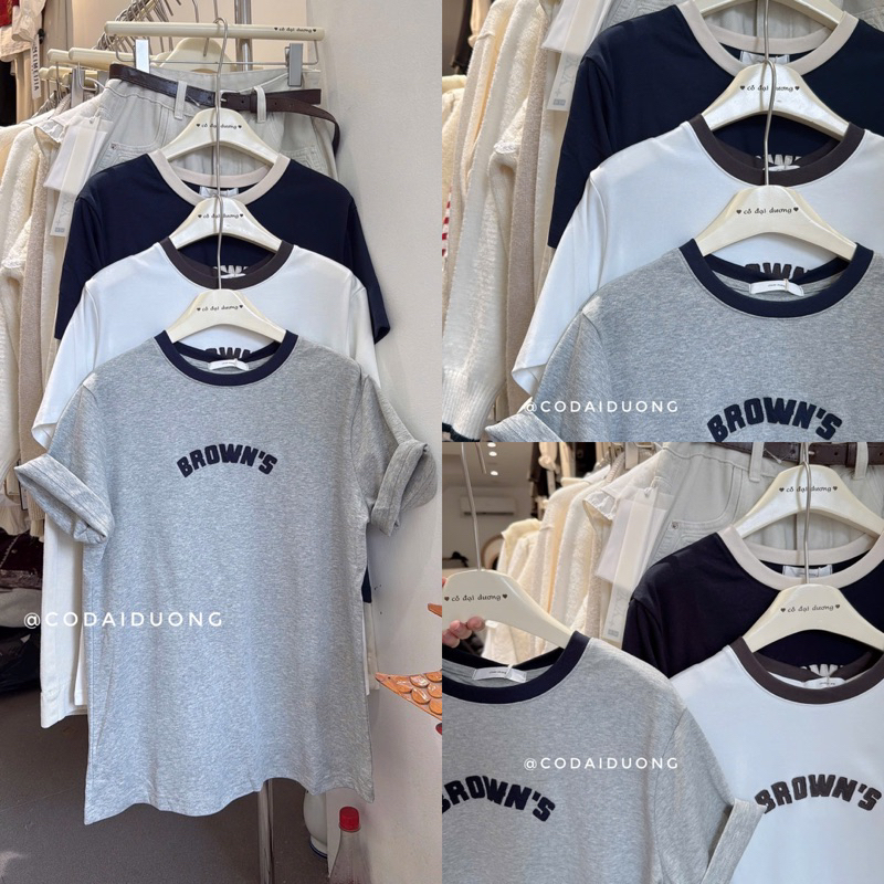 áo pull brown's viền cổ form vừa | Shopee Việt Nam